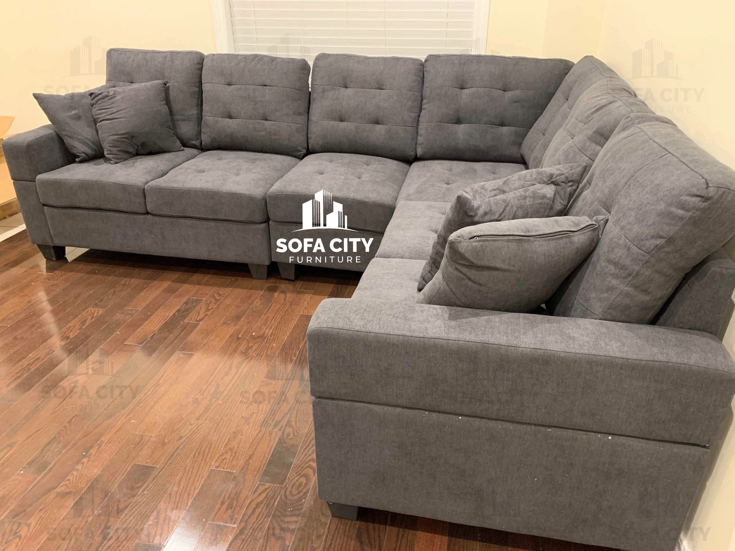 Emerson - Grey - Sofa City Furniture