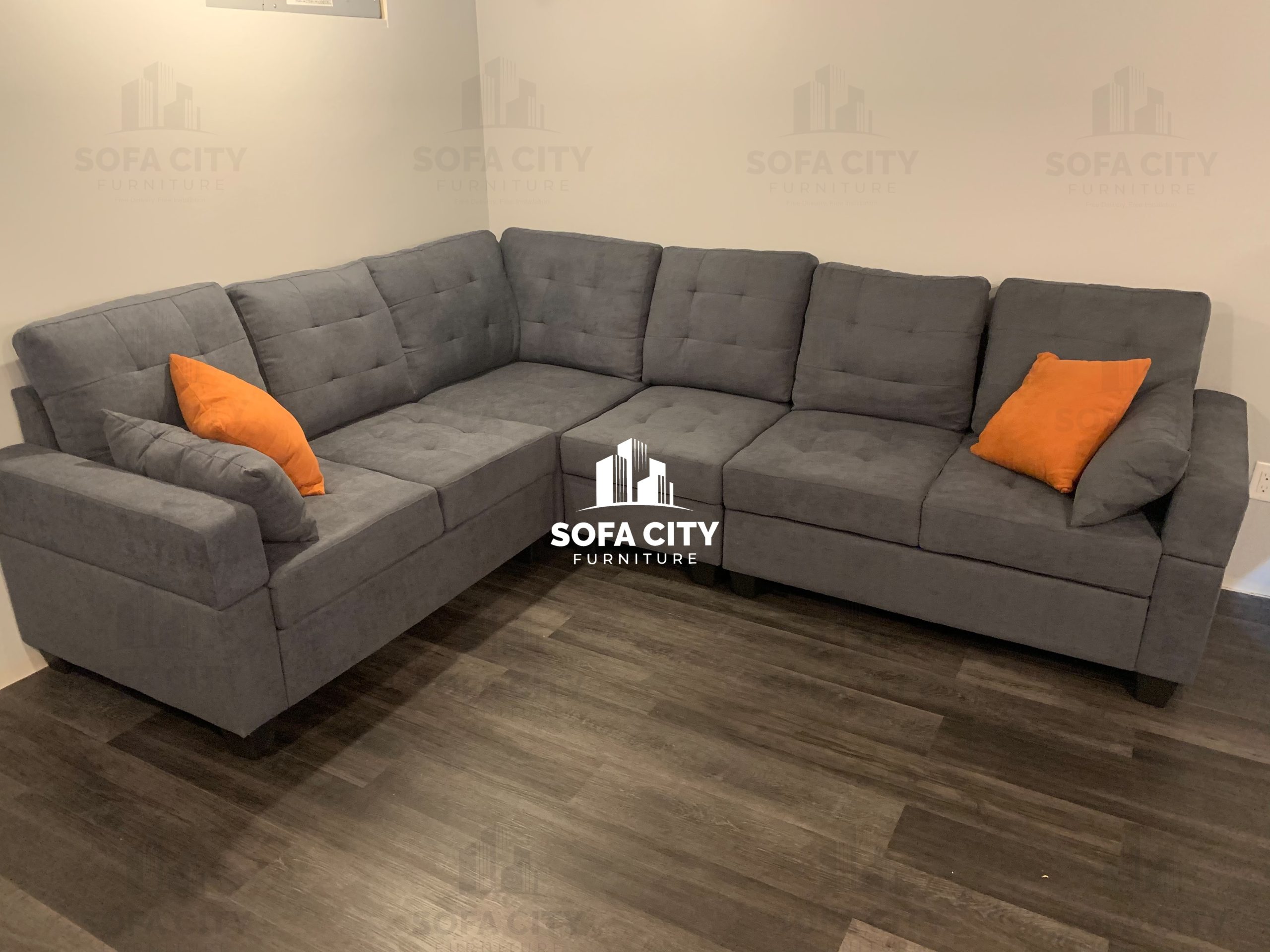 Emerson - Grey - Sofa City Furniture